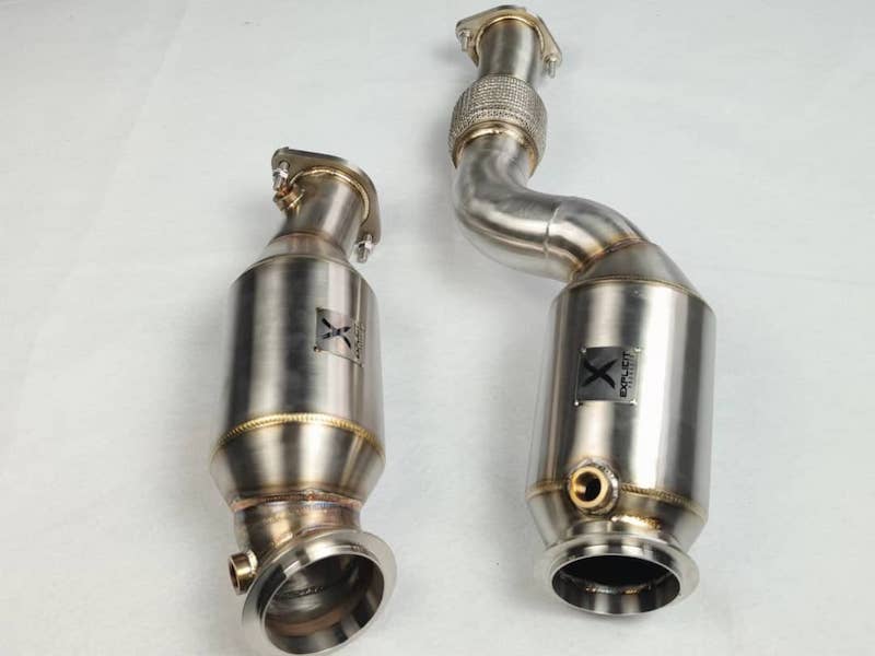 G80/G82 M3/M4 S58 Catless Downpipes with Dummy Cats - n54Tuning.com